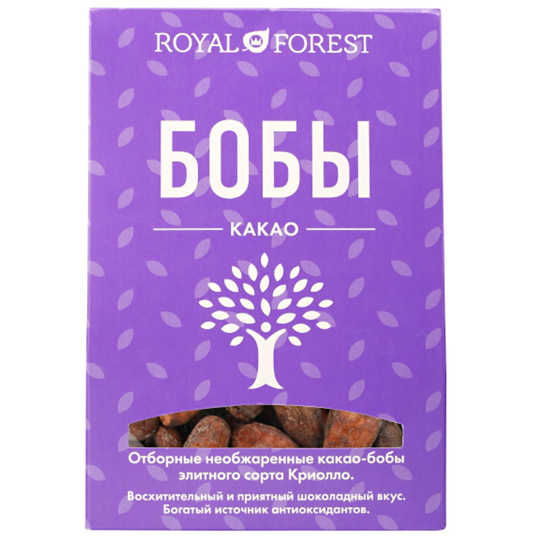 Какао-бобы (100 г) (Royal Forest) купить по цене 290 руб. в интернет ...