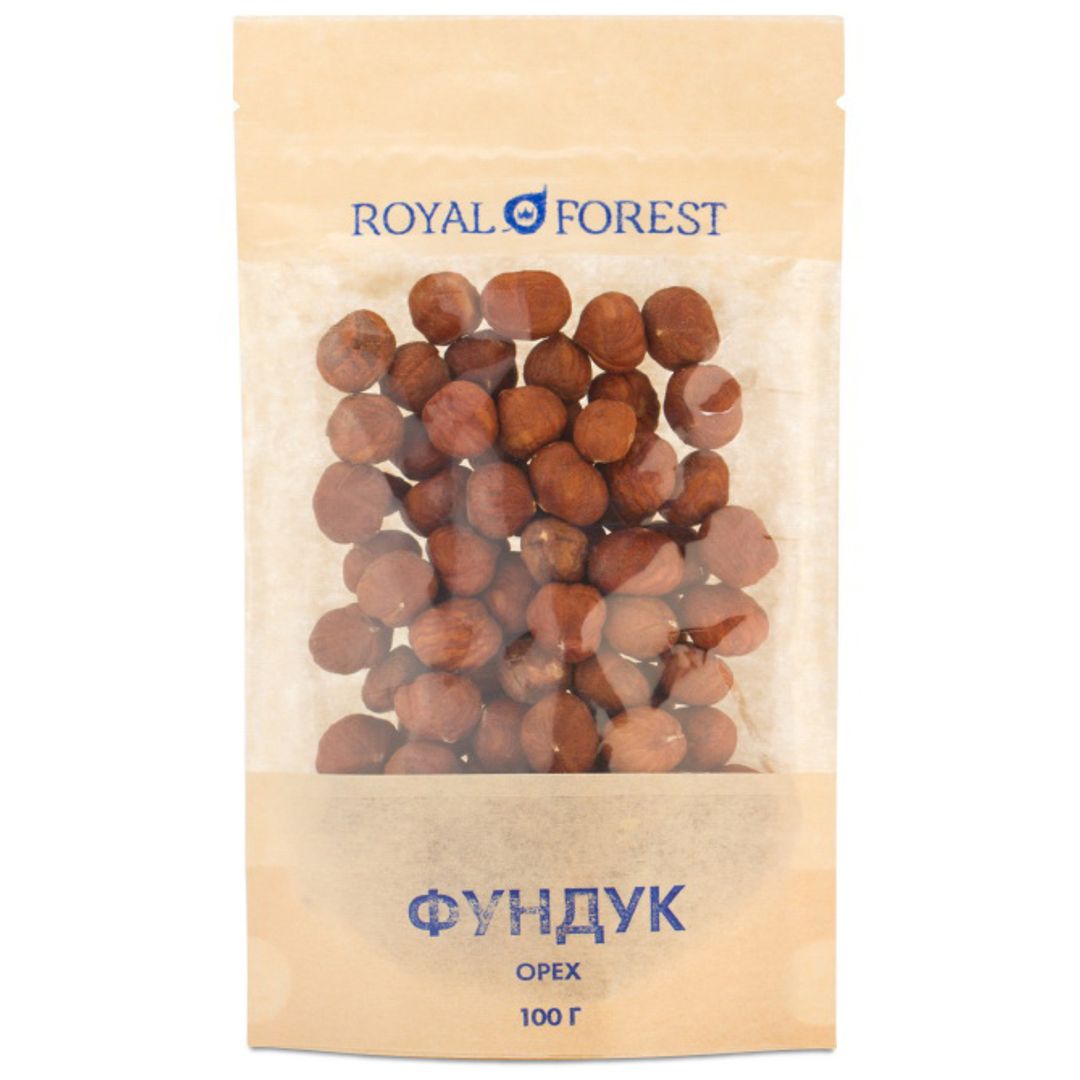 Фундук (сырой) (100 г) (Royal Forest) купить по цене 120 руб. в ...