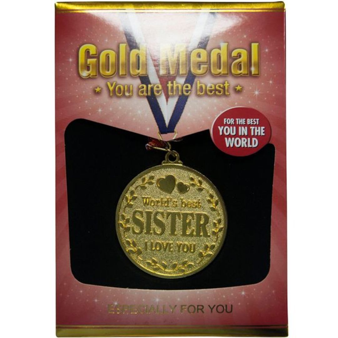 Медаль Лучшей Сестре World's Best Sister купить по цене 490 руб. в ...